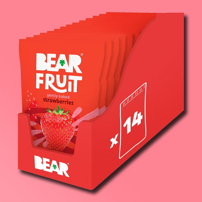 Bear Fruit - Dried Fruit Snack Packs - Strawberry — Snackfully