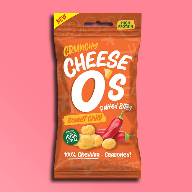 Cheeseo's Crunchy Puffed Cheese - Sweet Chilli — Snackfully