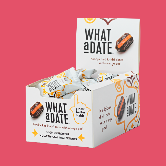 What A Date - Individually Wrapped Stuffed Dates - Orange Peel — Snackfully