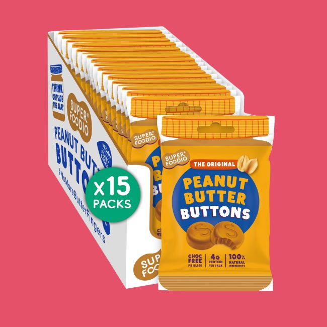 Superfoodio - Peanut Butter Buttons - Original — Snackfully