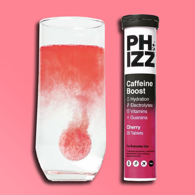Phizz - 3 in 1 Tablets - Caffeine Boost - Cherry — Snackfully