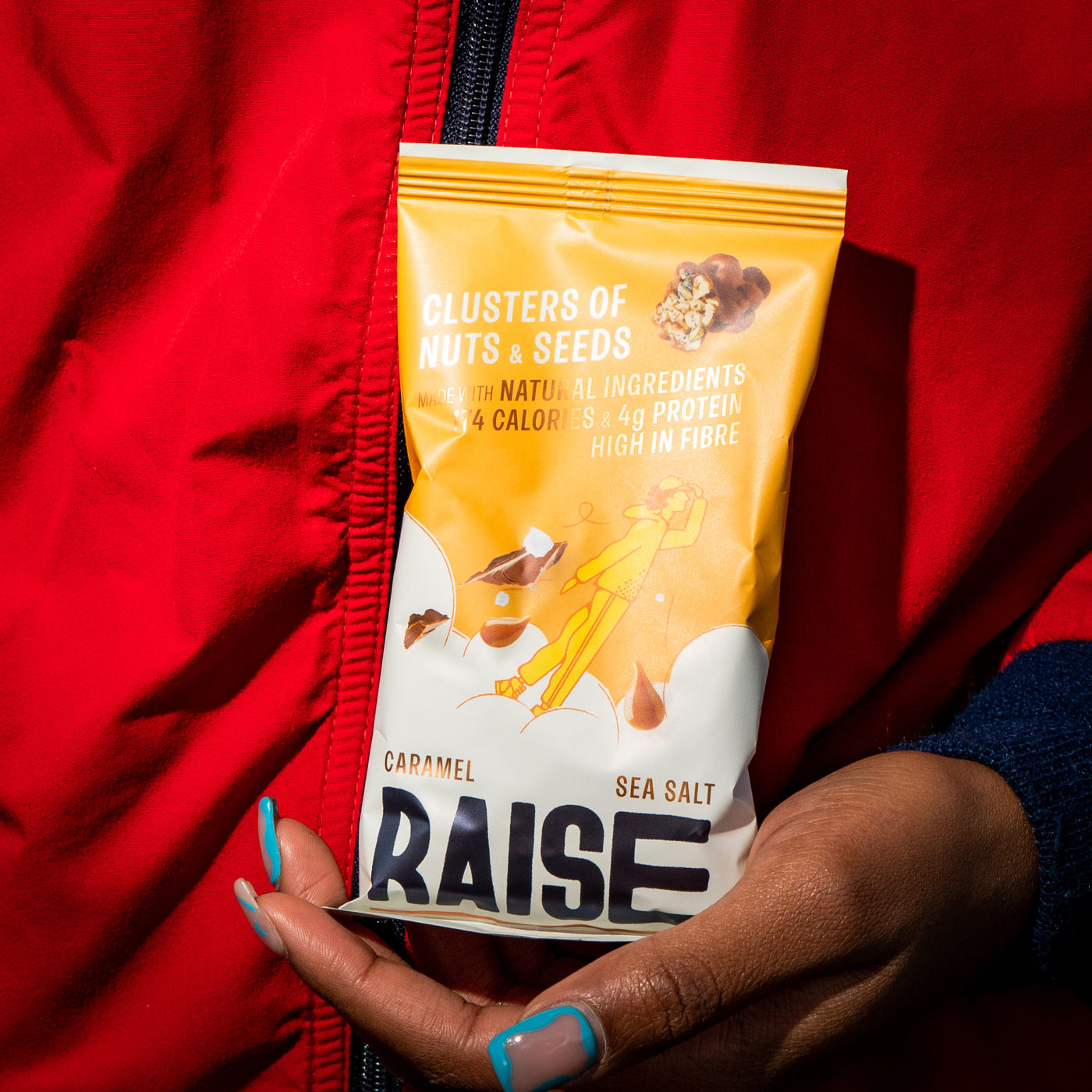 Raise Snacks - Clusters of Nuts & Seeds - Dark Chocolate & Sea Salt ...