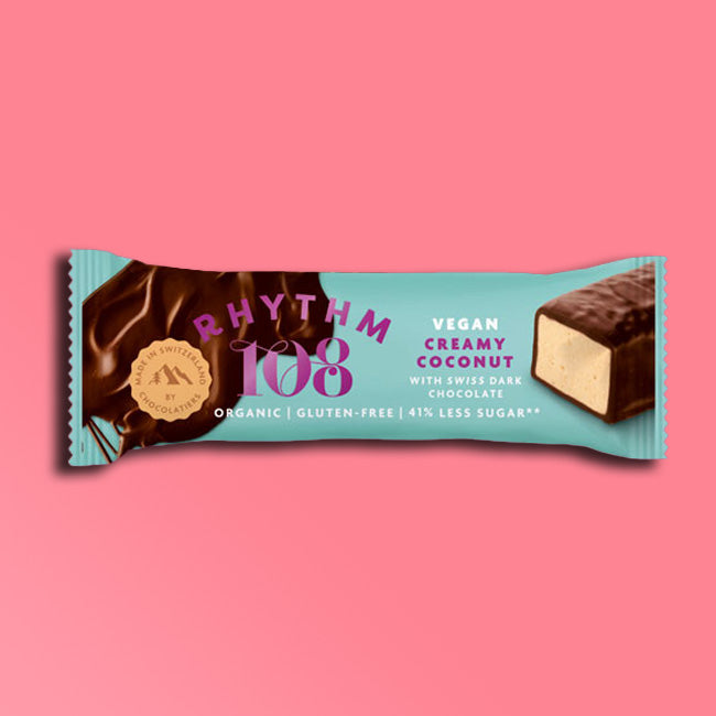 Rhythm 108 - Vegan Swiss Chocolate Bars - Super Coconut — Snackfully