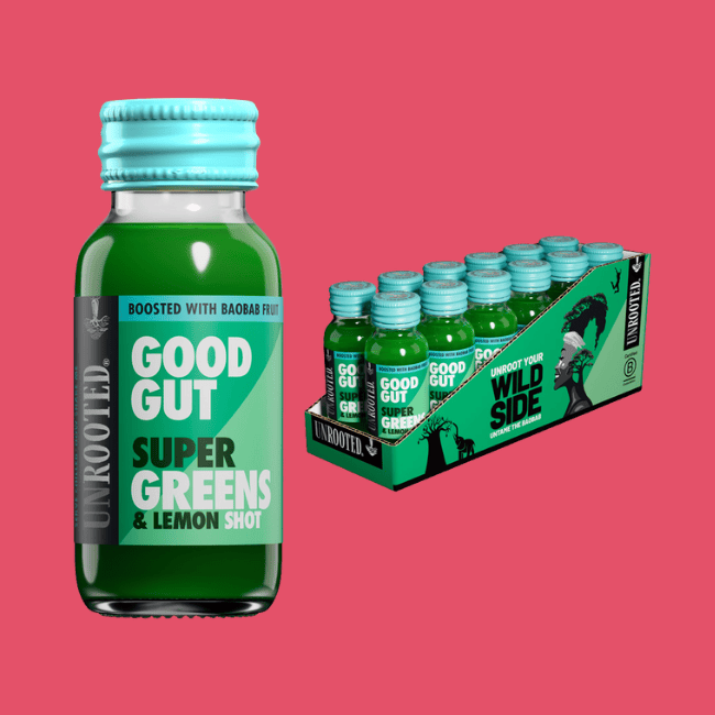 Unrooted - Juice Shots - Super Greens, Lemon & Baobab — Snackfully