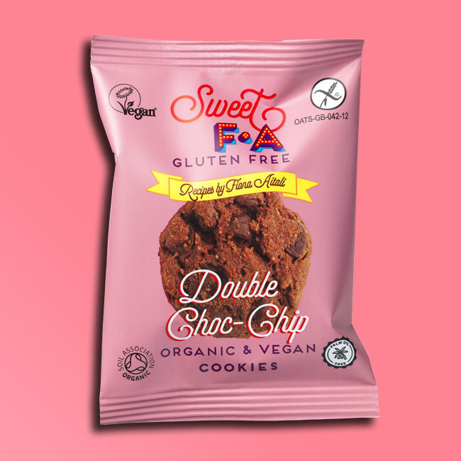 Sweet FA - Individually Wrapped Twin Pack Biscuits - Double Choc Chip ...
