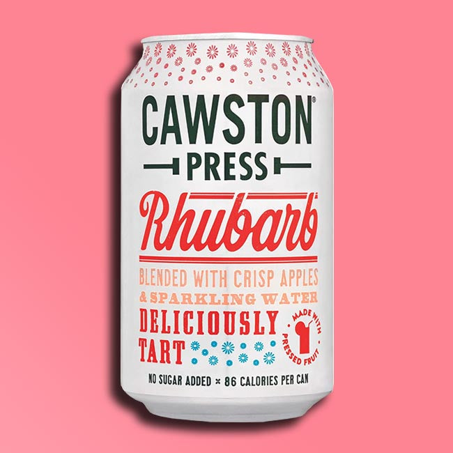 Cawston Press - Sparkling Fruit Drinks - Rhubarb — Snackfully