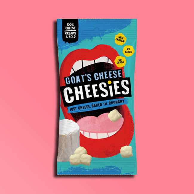 Cheesies - Popped Cheese Keto Snacks - Goats Cheese — Snackfully