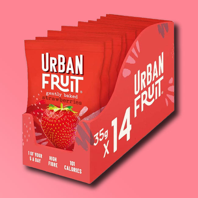 Urban Fruit - Dried Fruit Snack Packs - Strawberry — Snackfully